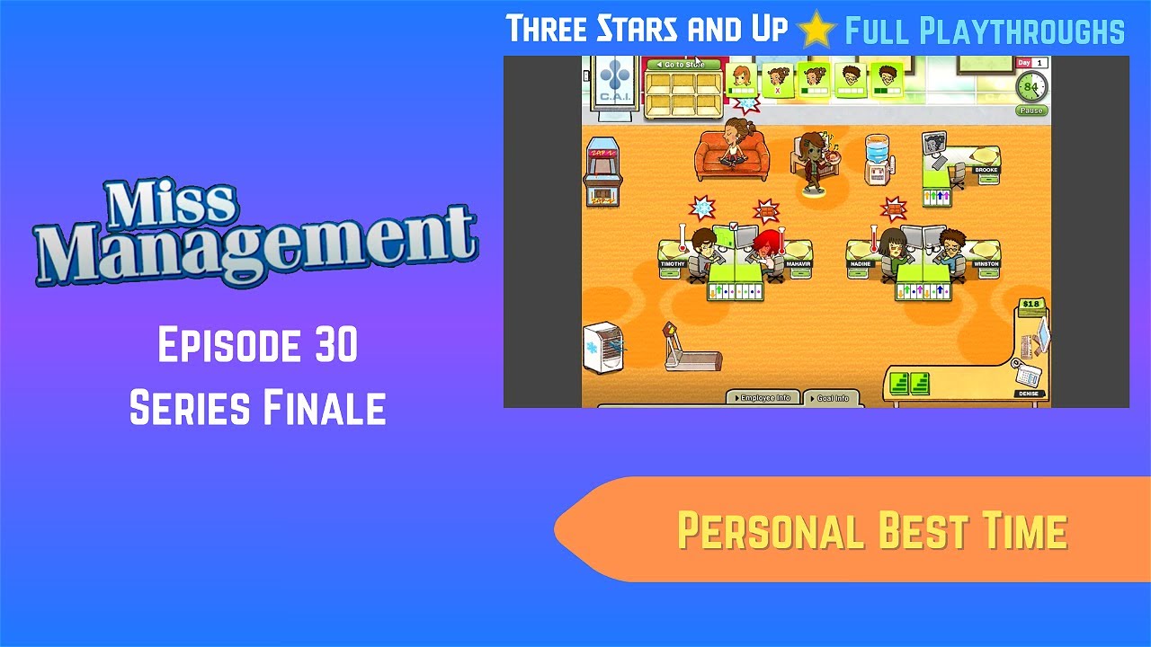 Miss Management (2007, PC) - Episode 30: Her Real Plan - YouTube