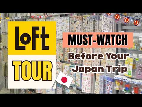 Tokyo LOFT Store Tour: Kawaii Japanese Stationery | Huge Sticker and Stamp Section | Hidden Finds