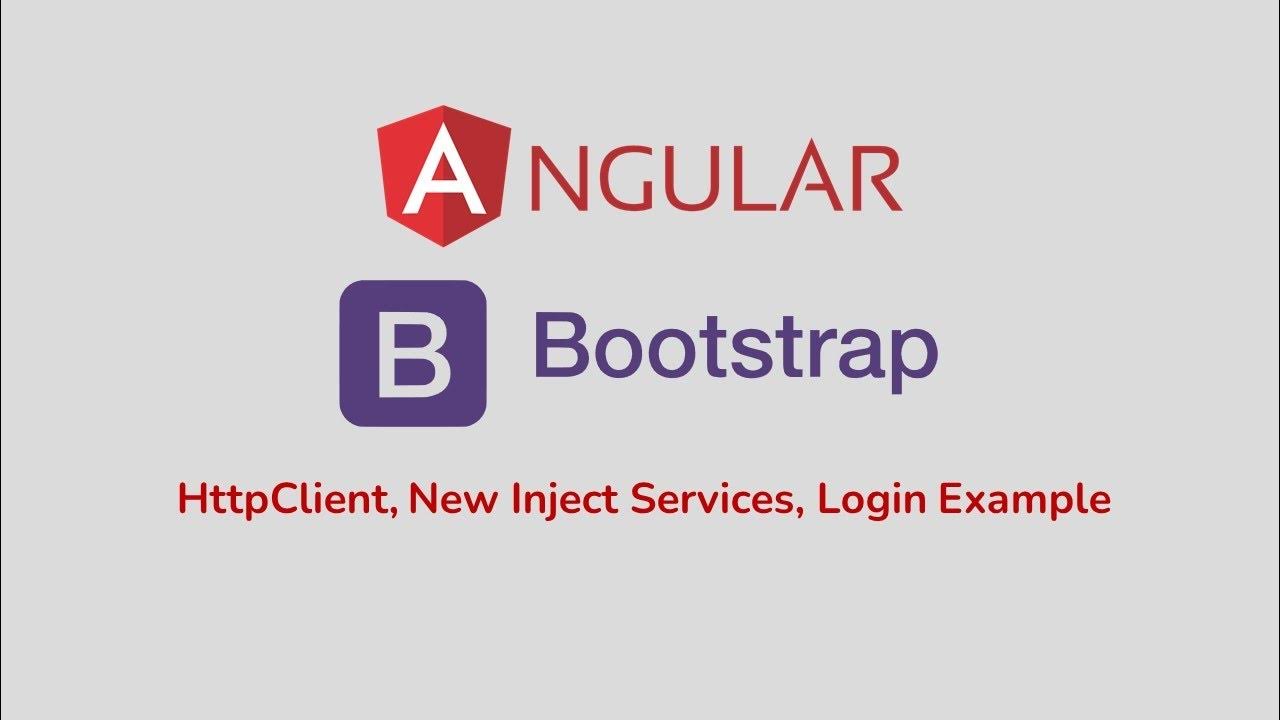 Angular 15 Client New Inject Services Login Example Youtube