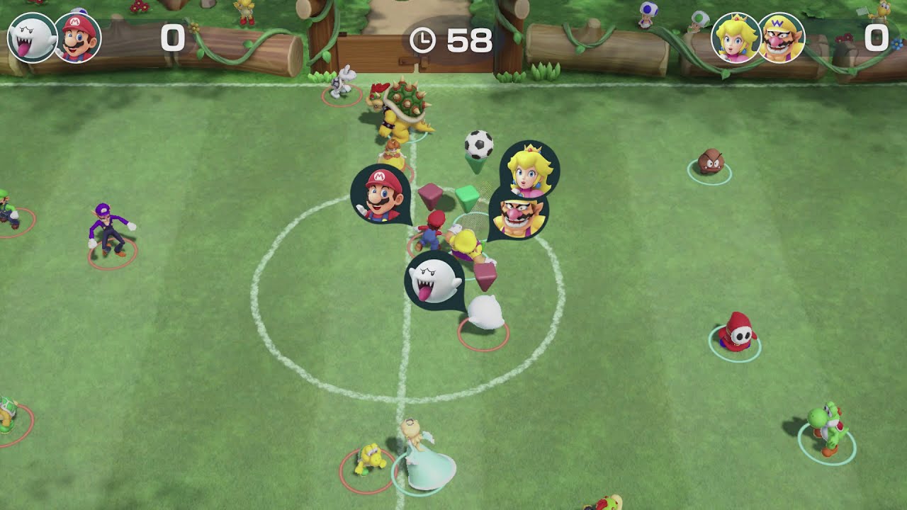 Nintendo Switch Super Mario Party Minigame Football Just for Kicks ...