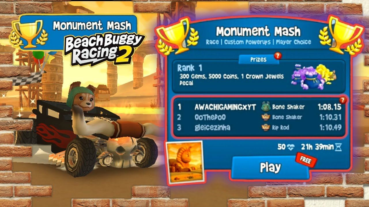 Monument Mash "Race"🗿💎1st Place💎🗿 with Cmdr.Nova ft.Bone Shaker (Beach ...