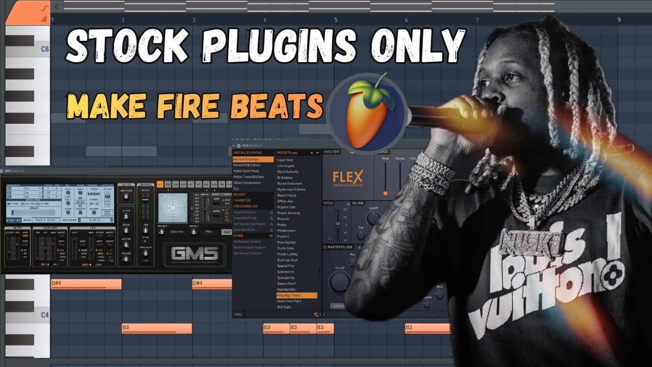 How to Make BEATS With STOCK PLUGINS in FL Studio - YouTube