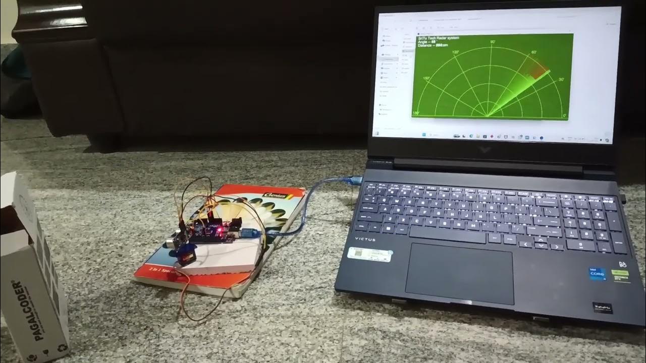 radar system using Arduino UNO and ultrasonic sensor #iotapplications # ...