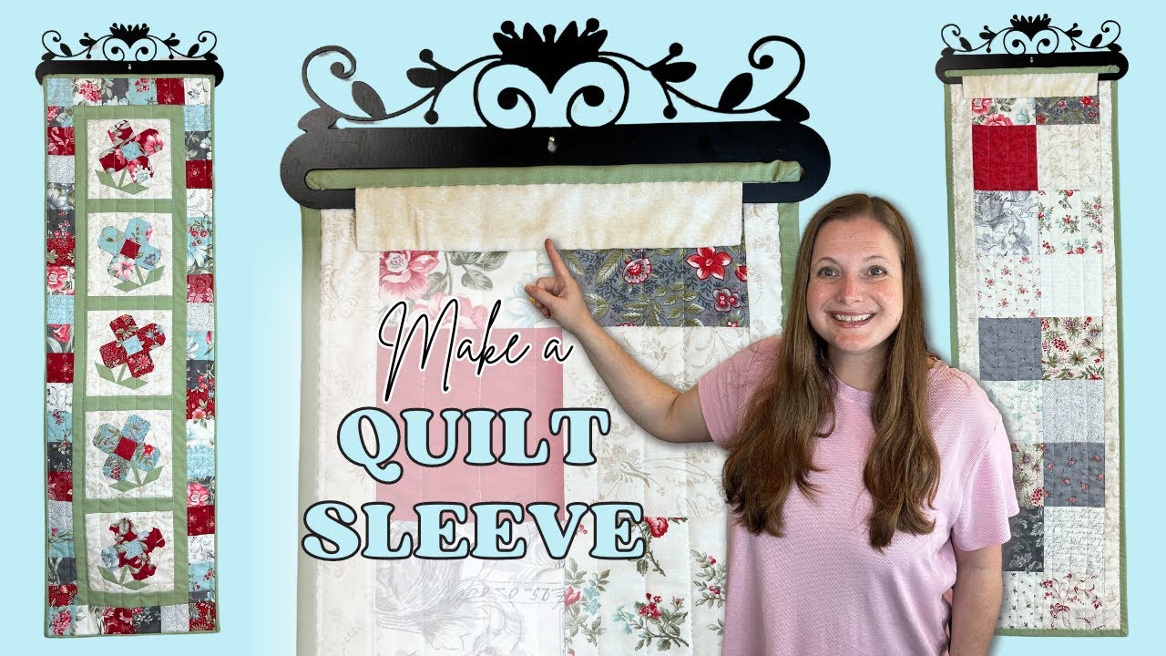 How to Hang Quilted Wall Hangings - YouTube