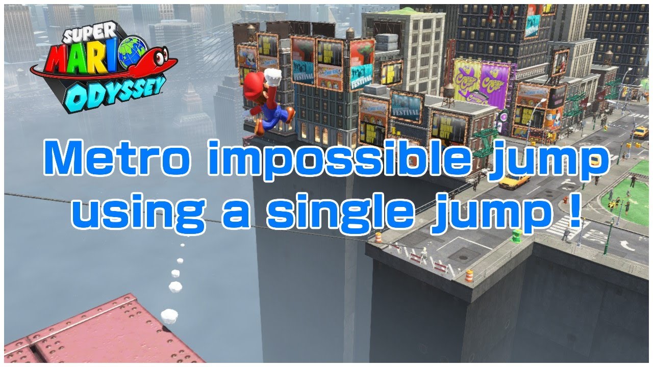 I did Metro Impossible jump using a single jump ! - Super Mario Odyssey ...
