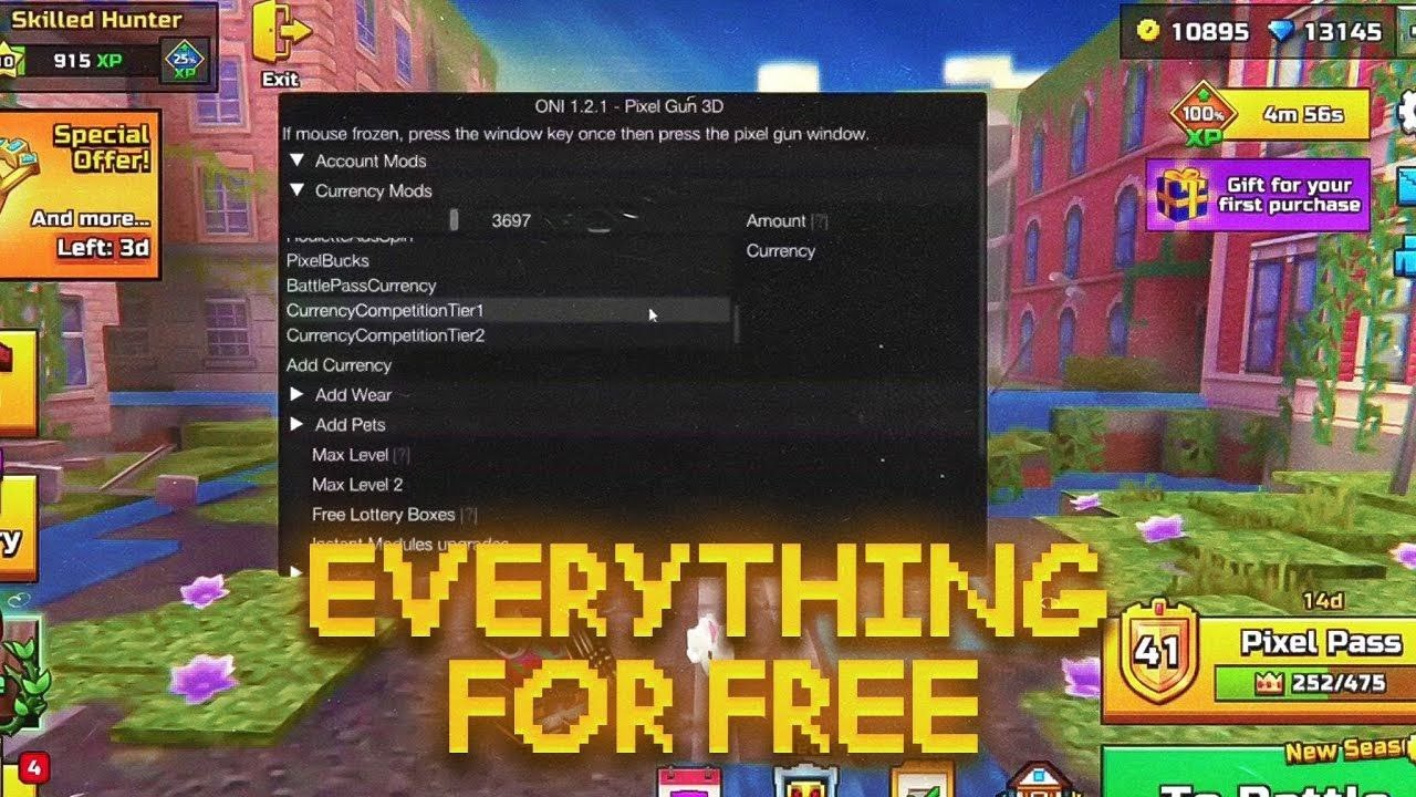 Pixel Gun 3D PC | Free Mod Menu | Oni 1.4 - YouTube