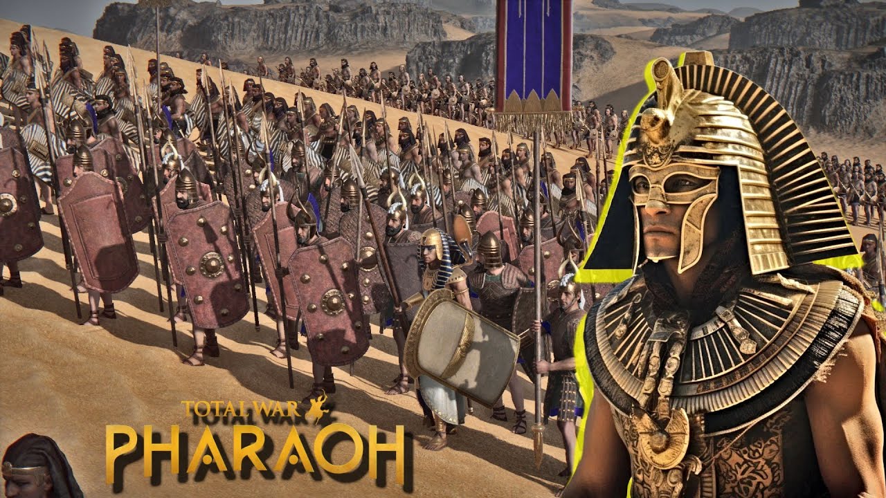 Total War Pharaoh Gameplay | Massive Cinematic Battle | Ramesses vs ...