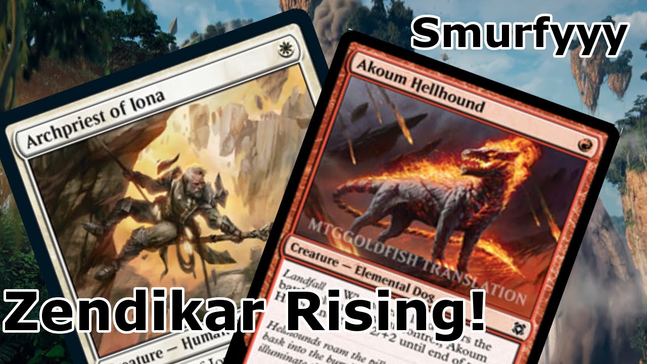 Archpriest of Iona & Akoum Hellhound! (Zendikar Rising) - YouTube