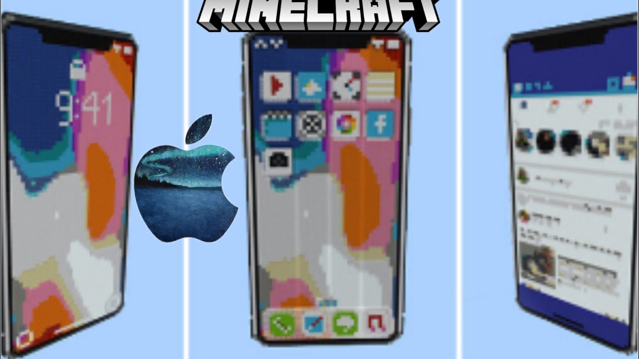 iPhone X MOD NO MINECRAFT PE! - YouTube