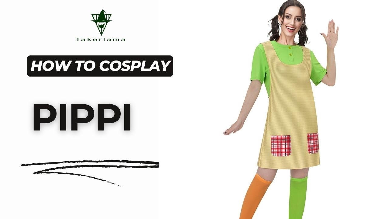 #Takerlama Pippi Longstocking Movie Halloween Costume for Women T-Shirt ...