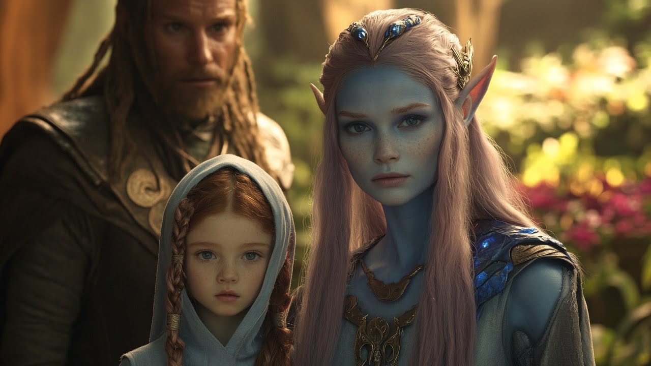 An Alien Princess and Her Daughter Turn to a Human for a New Beginning ...