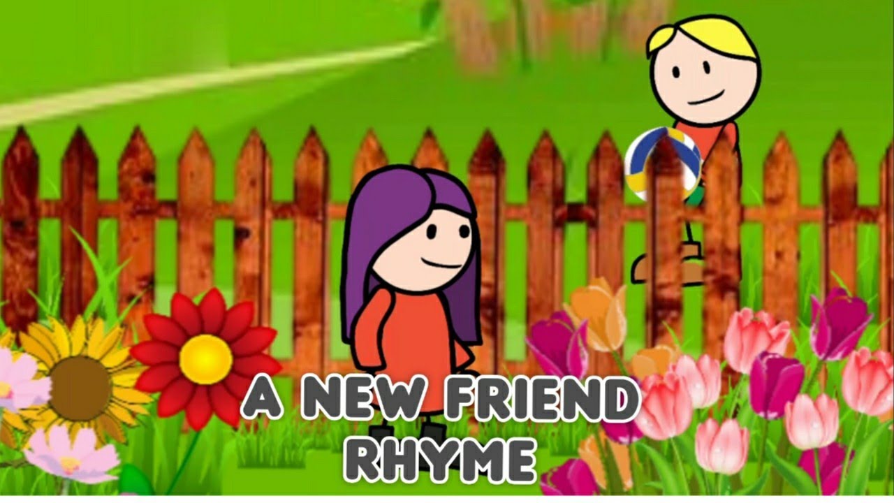 A New Friend Rhyme - Sr. KG Rhymes - YouTube