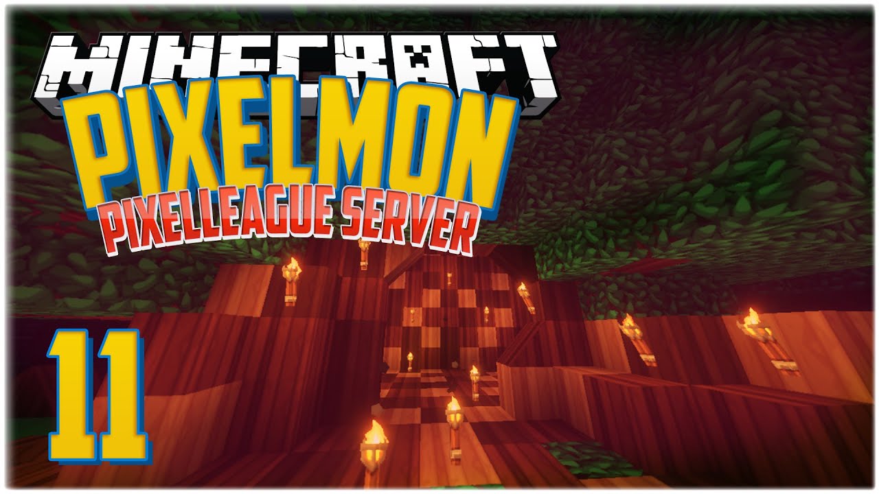 Minecraft Pixelmon: PixelLeague: Episode 11 - Grass Gym Start ...