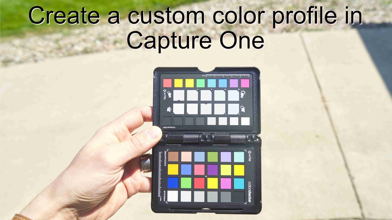 Create a custom color profile in capture one - YouTube