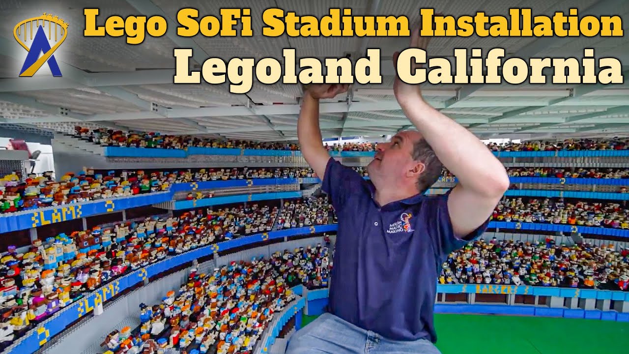 Legoland SoFi stadium installation at Legoland California Resort - YouTube