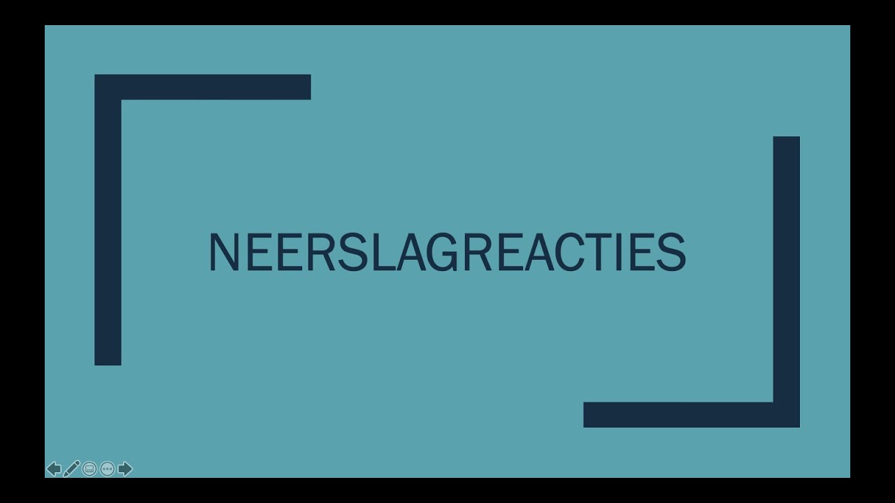 Neerslagreacties - YouTube