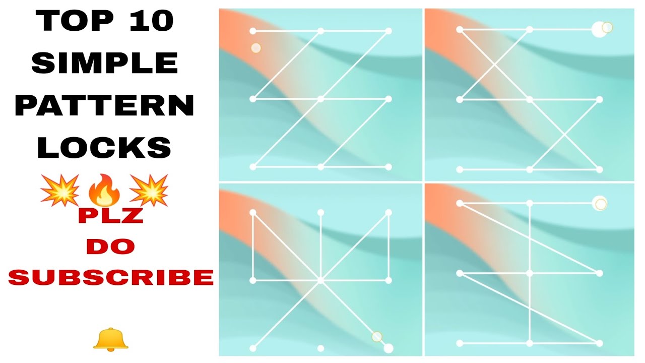 TOP||10 $imple | SCREEN PATTERN LOCKS//*#patternlock #screen # ...