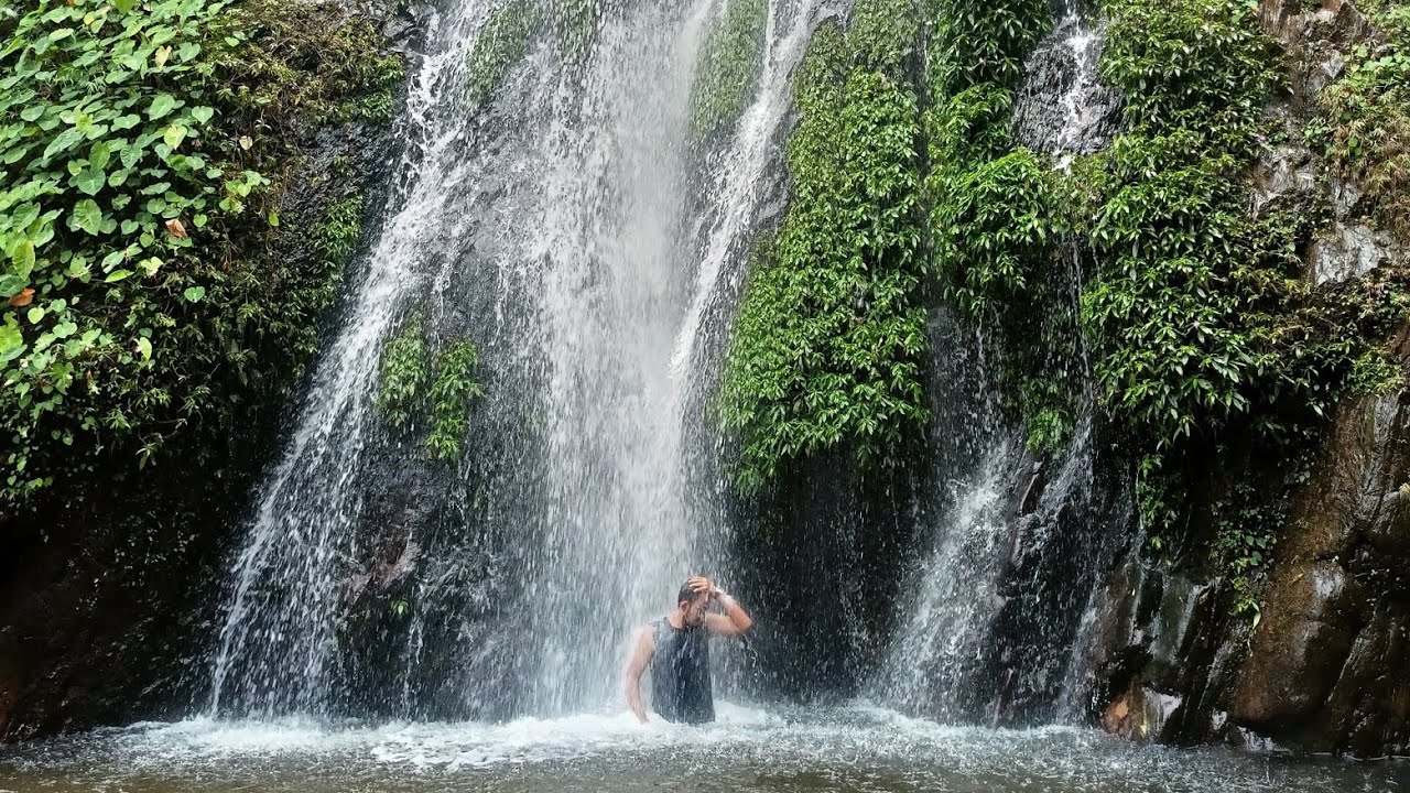 A day in Kangthi Langso waterfall😍(Abhi-Neel waterfall) - YouTube