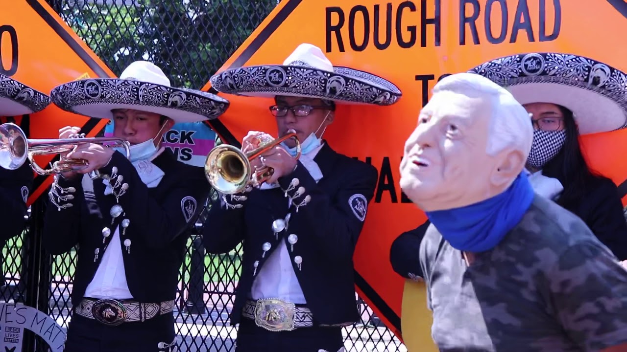 Fiesta de AMLO en Washington DC - YouTube