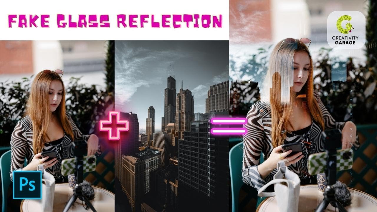 Create a Realistic Glass Reflection in Photoshop with This Trick! - YouTube