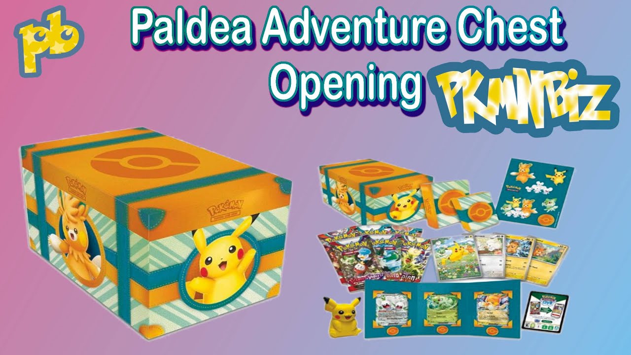 Paldea Adventure Chest Opening - YouTube