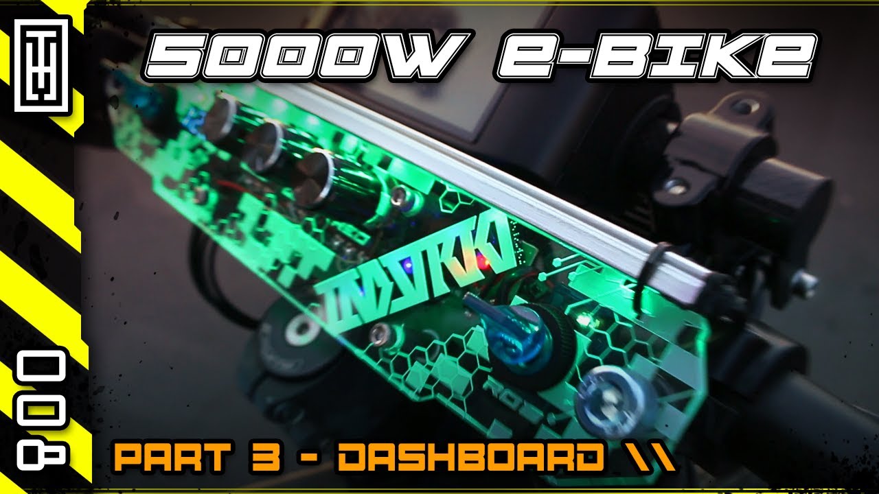 🚲 Custom 5000W Digi-Camo E-Bike [54MPH!] - Part 3 - Edge-Lit Acrylic ...