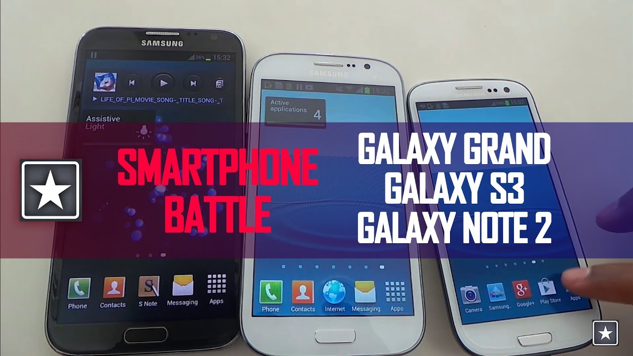 Galaxy Grand vs S3 vs Note 2 | Buying Guide - YouTube