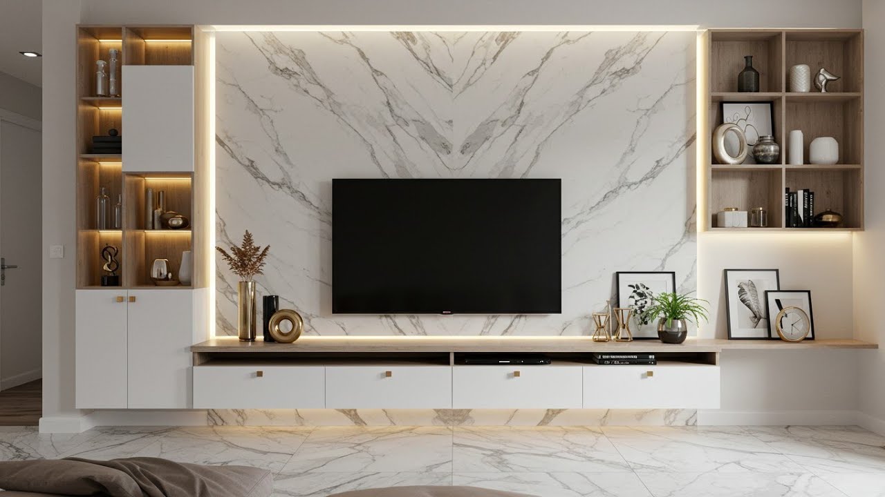 200 Modern TV Unit Designs 2025 | Minimalist & Luxury Living Room Inspirations | DecorLux Studio ...