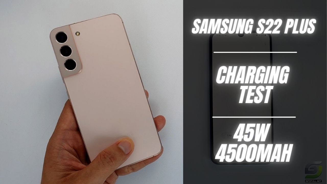 Samsung Galaxy S22 PLUS Battery fast Charging test 0% to 100% - YouTube