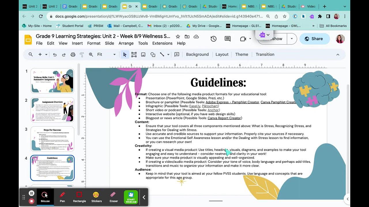 GLS: Unit 2 Wellness Skills Summative Assignment Explanation - YouTube