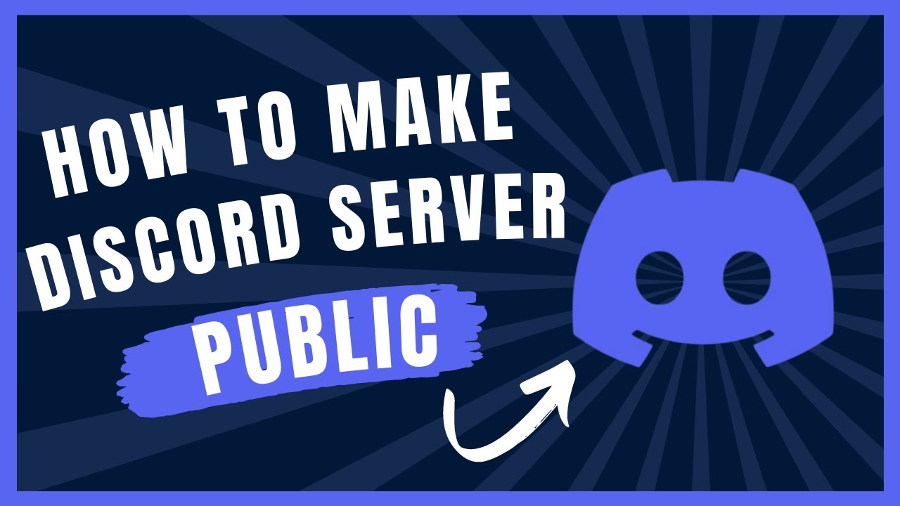 How To Make Discord Server Public 2024 Youtube
