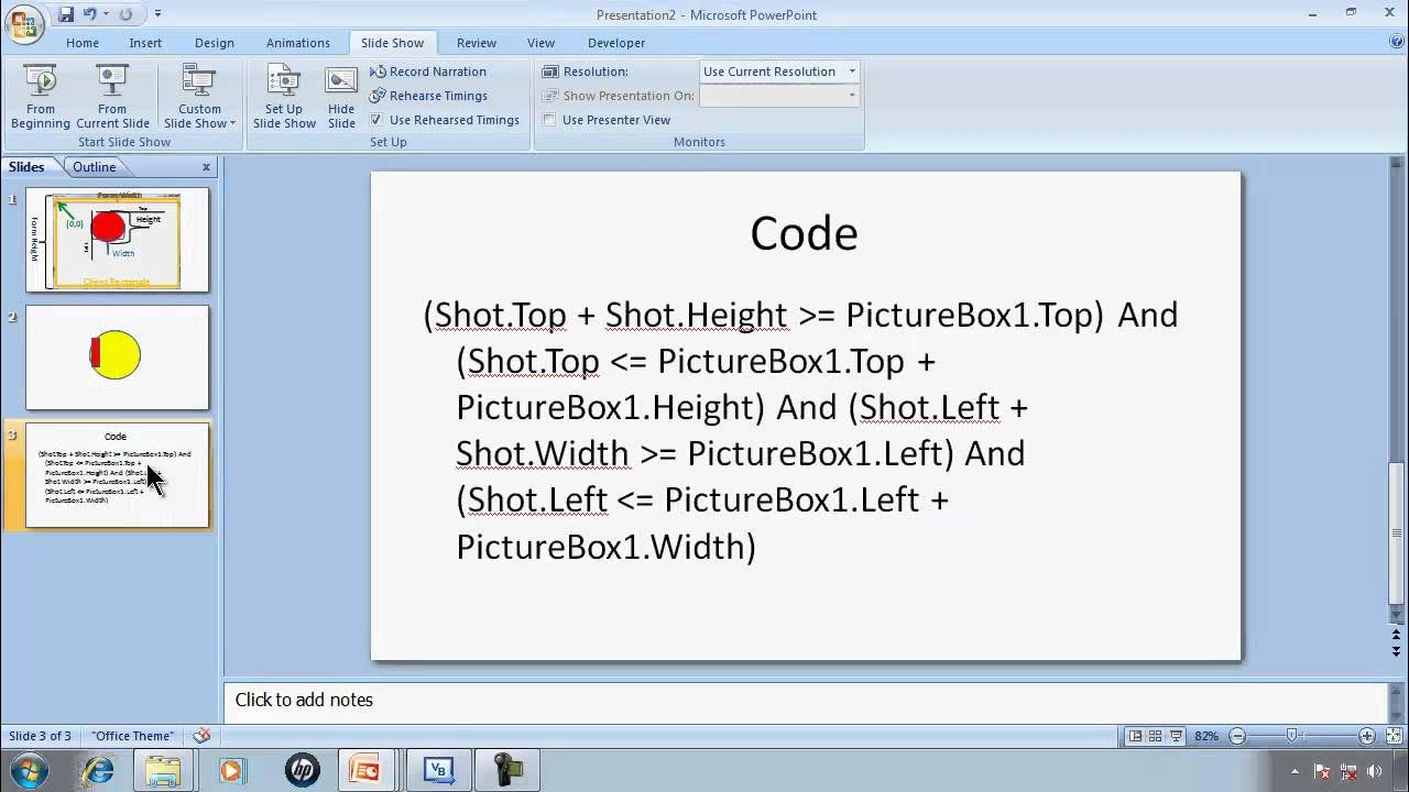 Visual Basic Express 2010 Tutorial 37 Hit Detection - EZInvaders Part 6 Game - YouTube