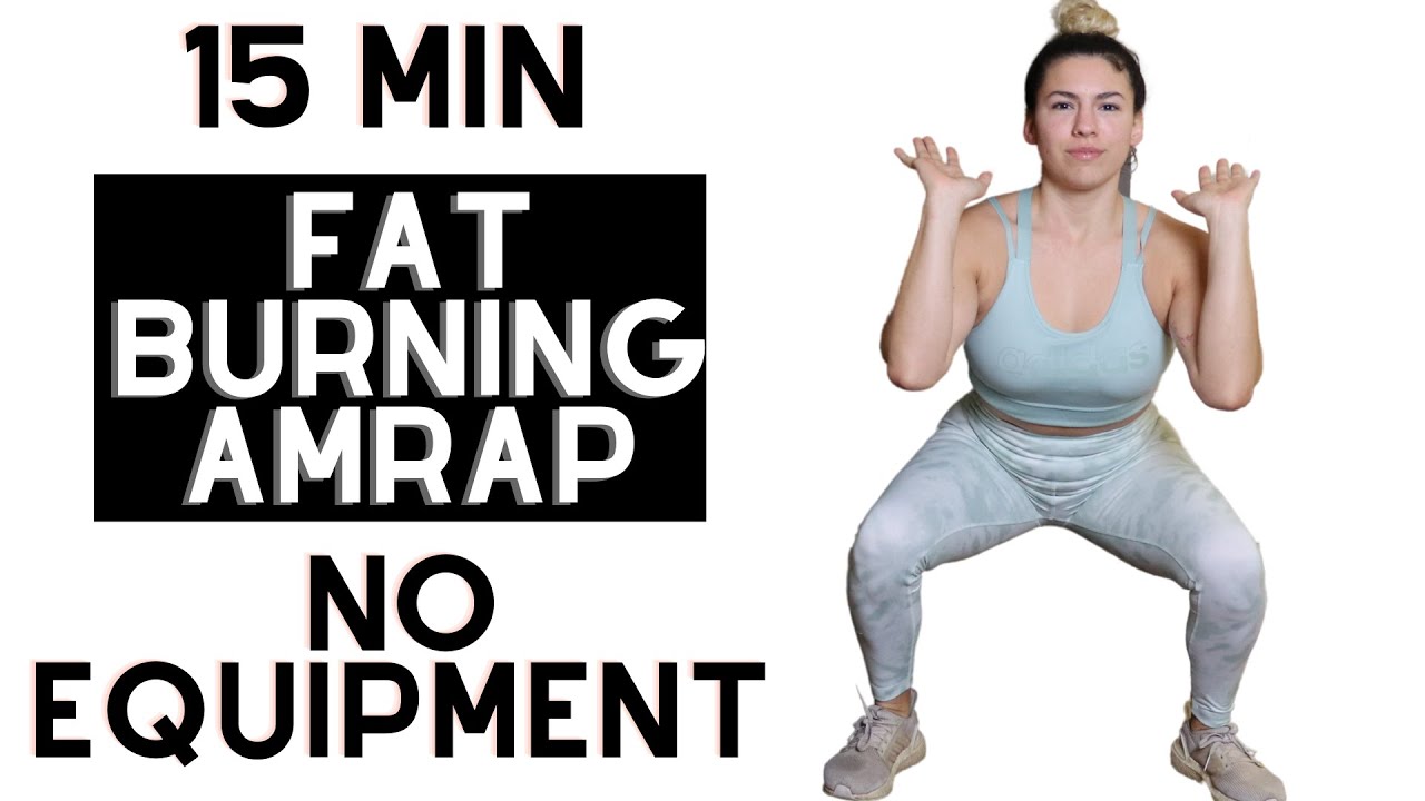 AMRAP NO EQUIPMENT | Challenging & fat burning workout! - YouTube