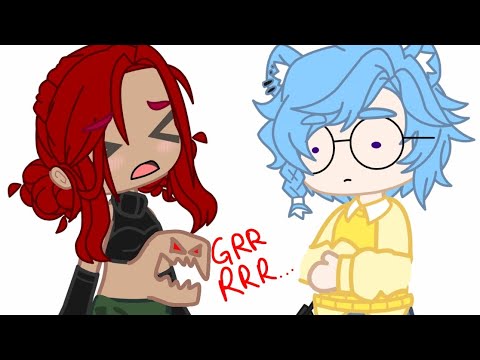 starving for a whole day gacha stomach growl hungry