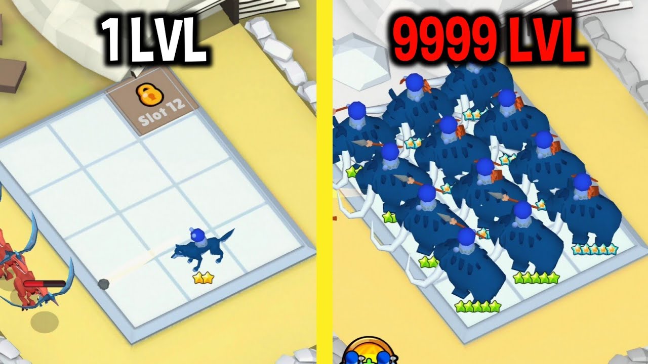 MAX LEVEL in Merge Ice Age Defense Game - YouTube
