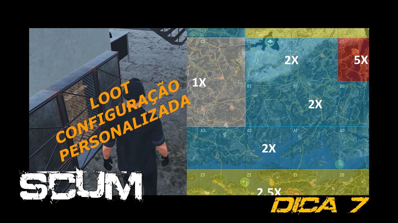 SCUM 0.95 - LOOT - CONFIGURAÇÃO PERSONALIZADA [LOOT - CUSTOM SETUP ...