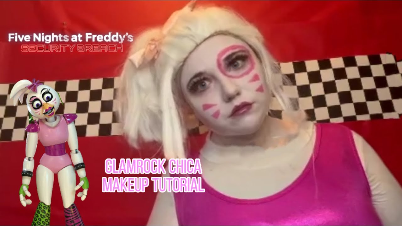 Glamrock Chica Cosplay makeup tutorial | Five Nights at Freddy’s ...