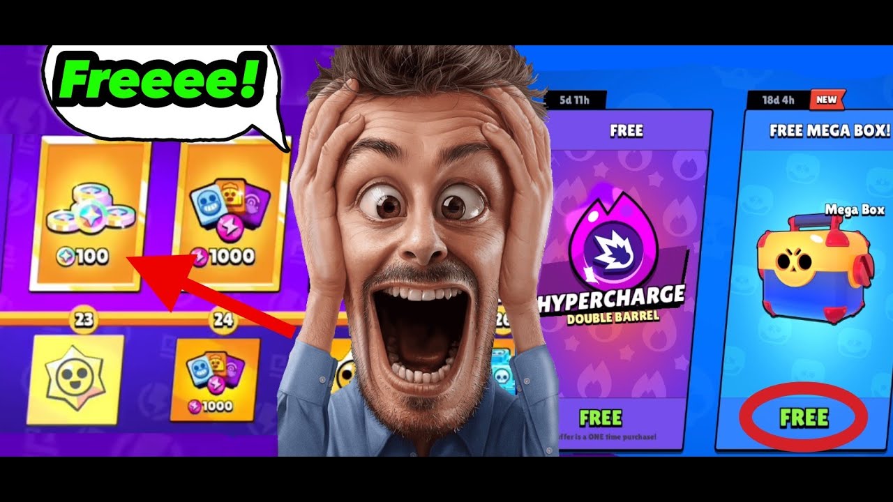 FREE BRAWL PASS and MEGABOX in brawl stars😱 - YouTube