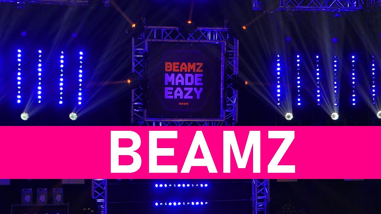 BEAMZ MADE EAZY - DEMO LIGHT SHOW | ProLight + Sound 2023 - YouTube