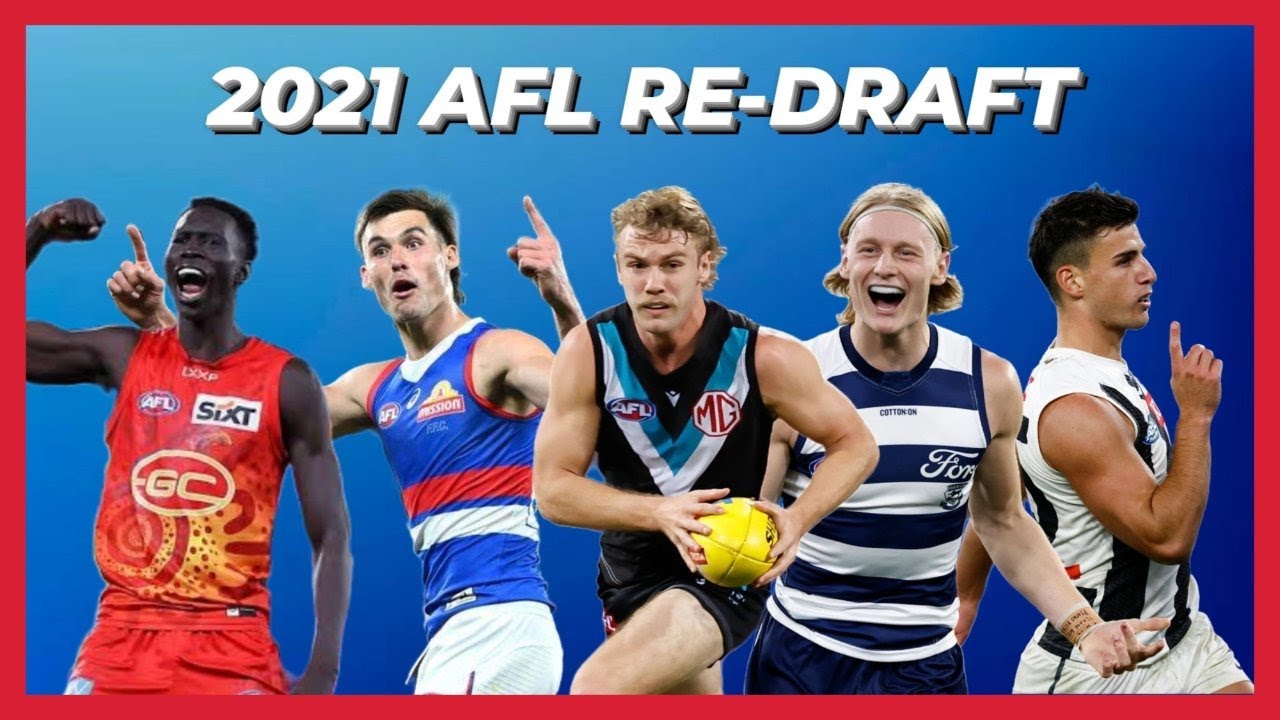 Redrafting the 2021 AFL Draft - AFL Enjoyers - YouTube