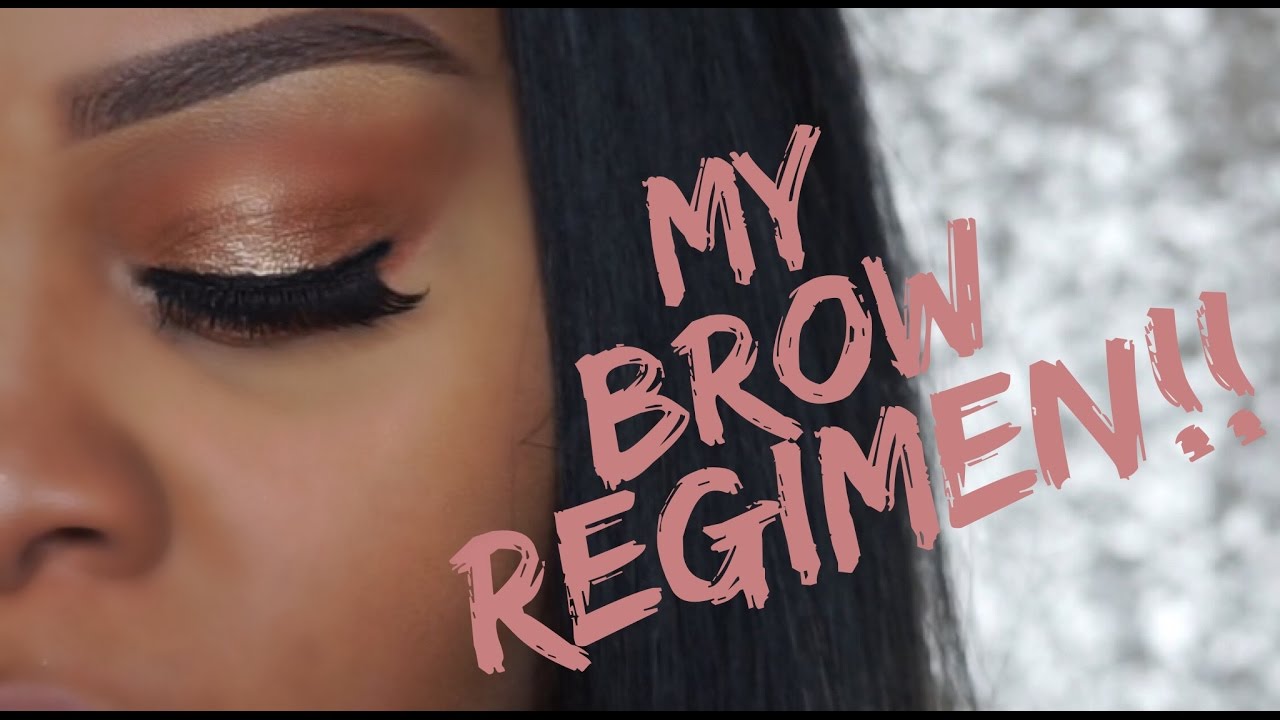 Easy Eyebrow Tutorial (My Updated Brow Regimen) - YouTube
