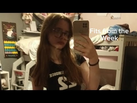 my fits from the week | lov3.3mily - YouTube