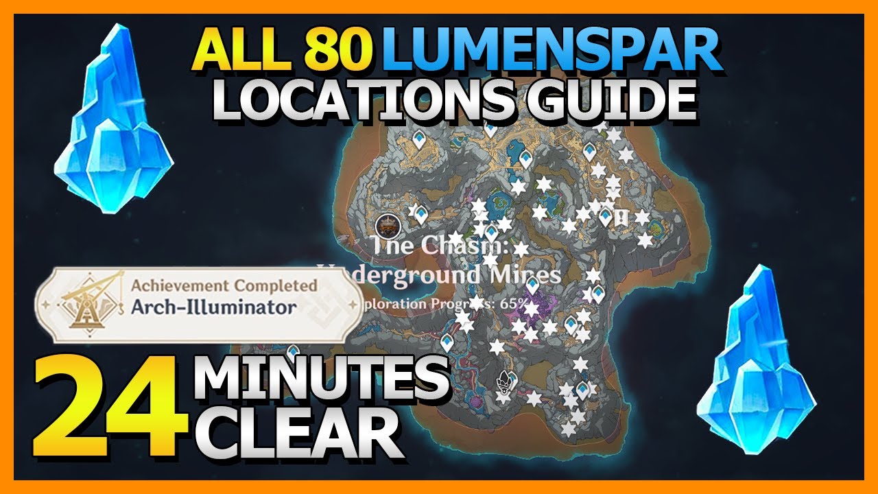 All 80 Lumenspar Locations Quick Guide (Map Included) | Genshin Impact ...