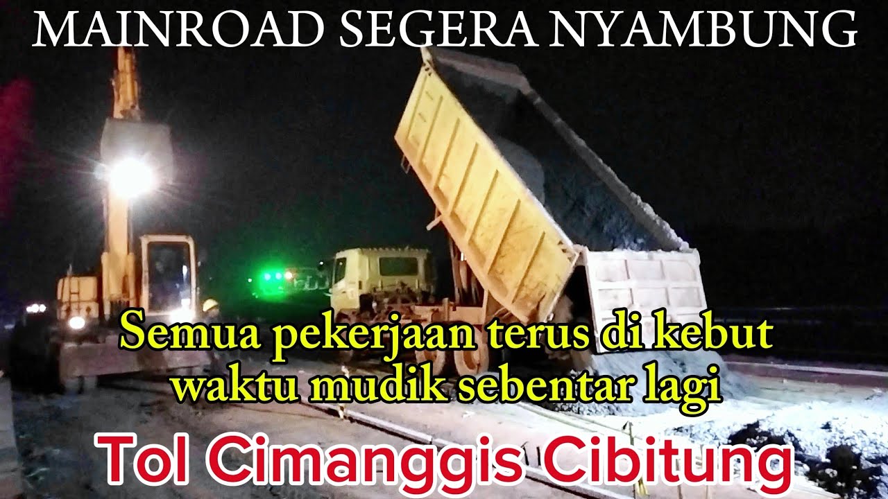UPDATE TERKINI!!! Proses Betonisasi Rigid Pavement Mainroad Sisi ...