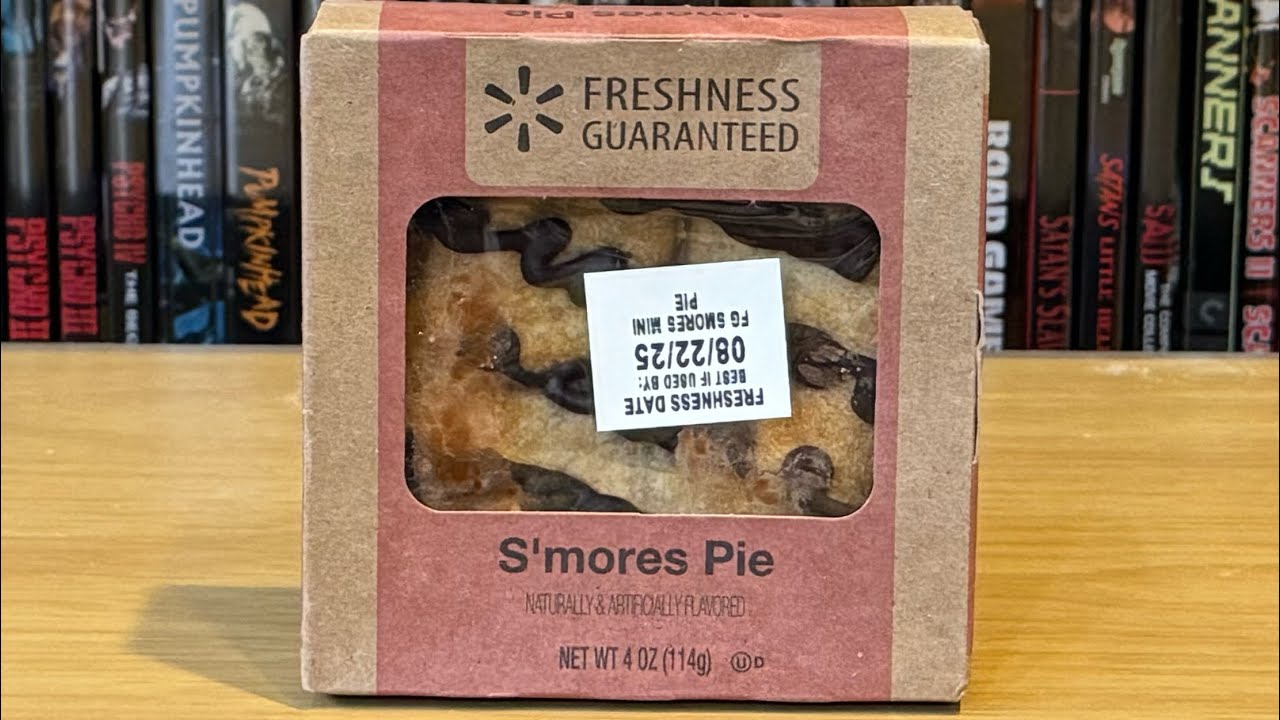 Tasting the S'mores Pie from Walmart Bakery - YouTube