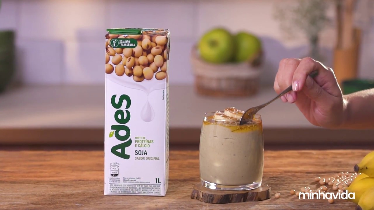 Pudim de Banana feito com AdeS Soja - YouTube