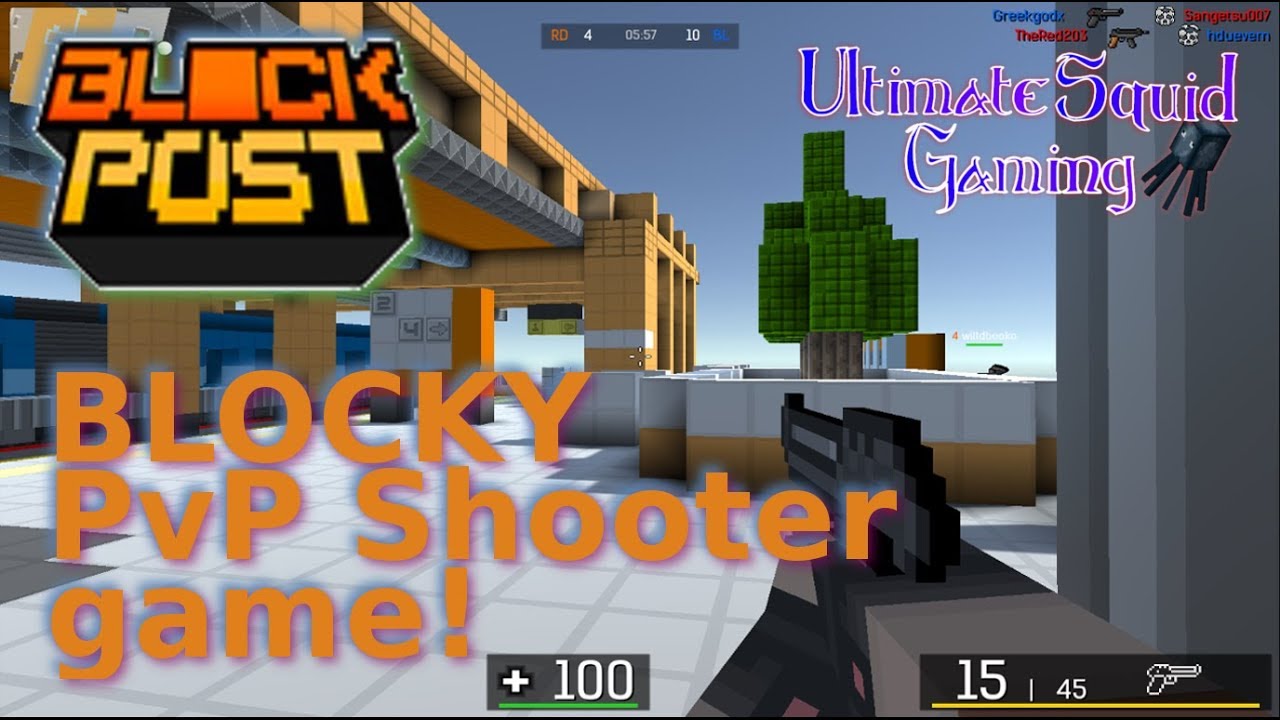 FreeGameFriday's - BLOCKPOST | BLOCKY PvP Shooter game! 🐔🎫 - YouTube