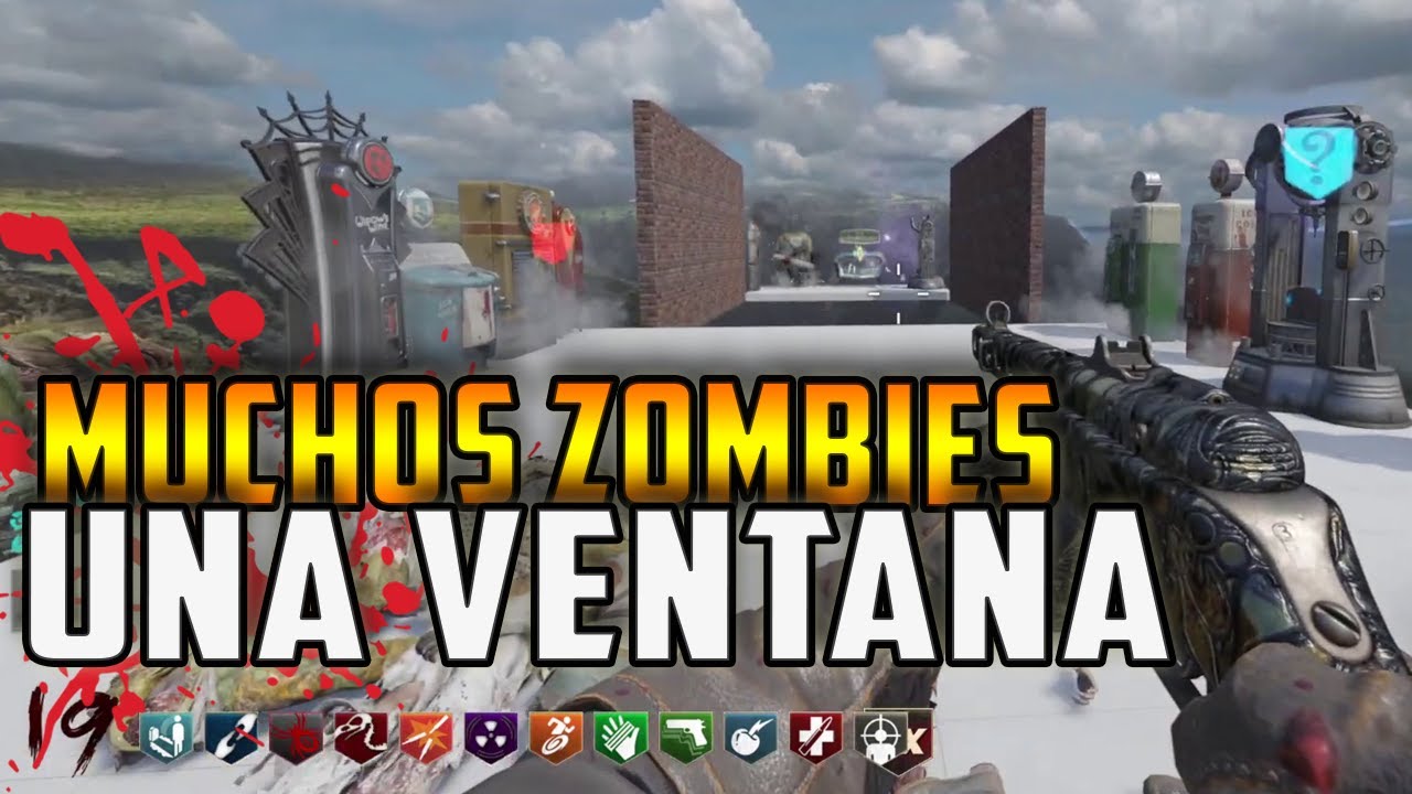 Una VENTANA y MUCHOS ZOMBIES! (One window Challenge) - Custom Map Black ...