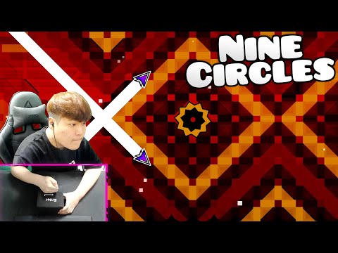 Nine Circles 100% with the BIG ENTER KEY! | Geometry Dash
