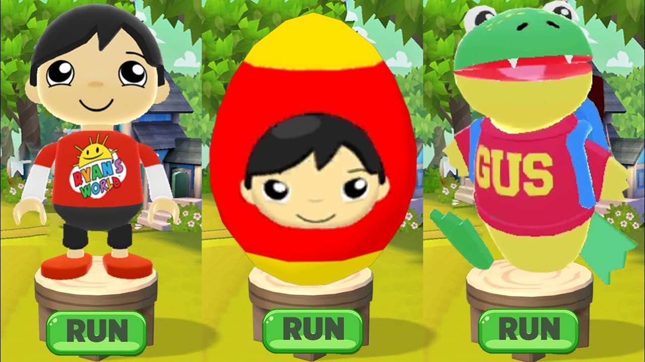 Tag with Ryan - Mystery Egg vs Kaji Ryan vs Gus - All Ryan's Costumes ...
